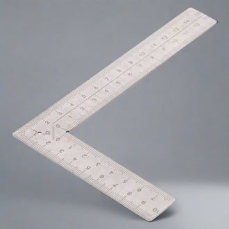 Square Metric Ruler for Metalsmiths and Jewelers, Stainless Steel, 90 ...