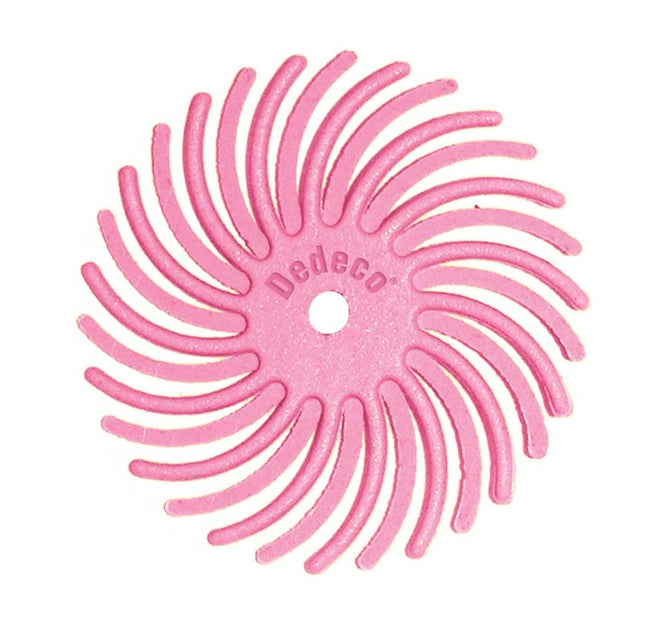 7/8" Radial Discs - Pink Pumice 600 Grit 1/16" Arbor (12 pack) – Pepetools