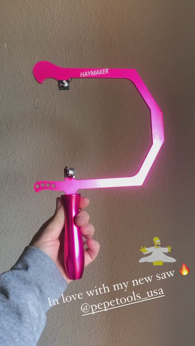 Haymaker Saw in Bright Pink, Special Edition – Pepetools