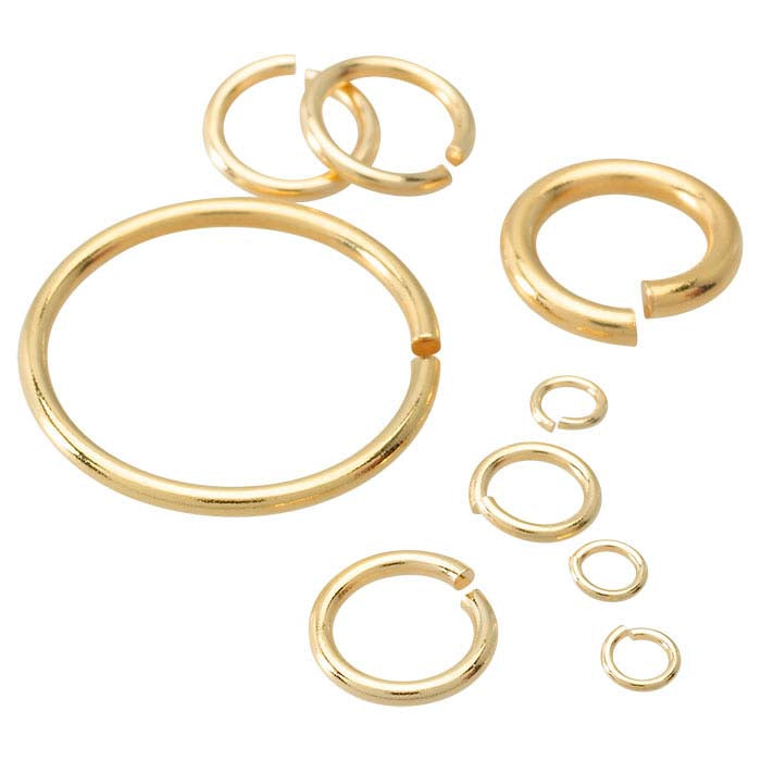 14K Yellow Gold Round Jump Ring – Pepetools