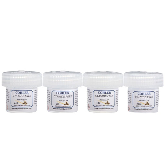 Pen Plating Solution (Rose Gold, 14K, 18k, 24K) Cyanide Free – Pepetools